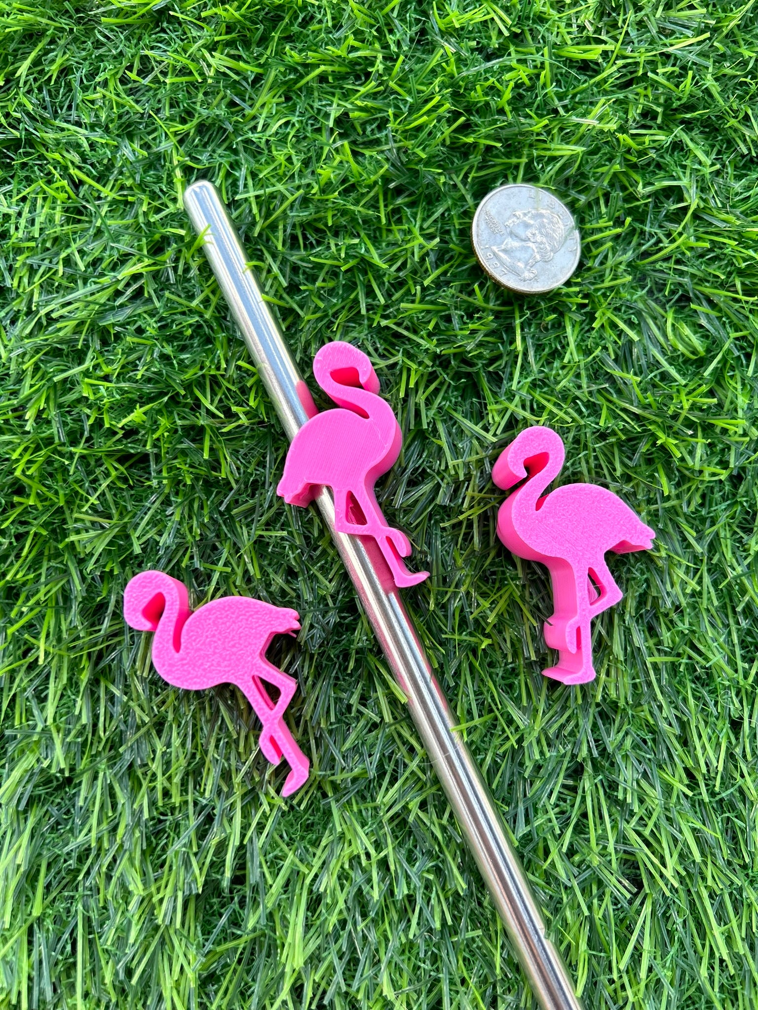 Flamingo Straw Topper – TEMPLATE TUMBLERS