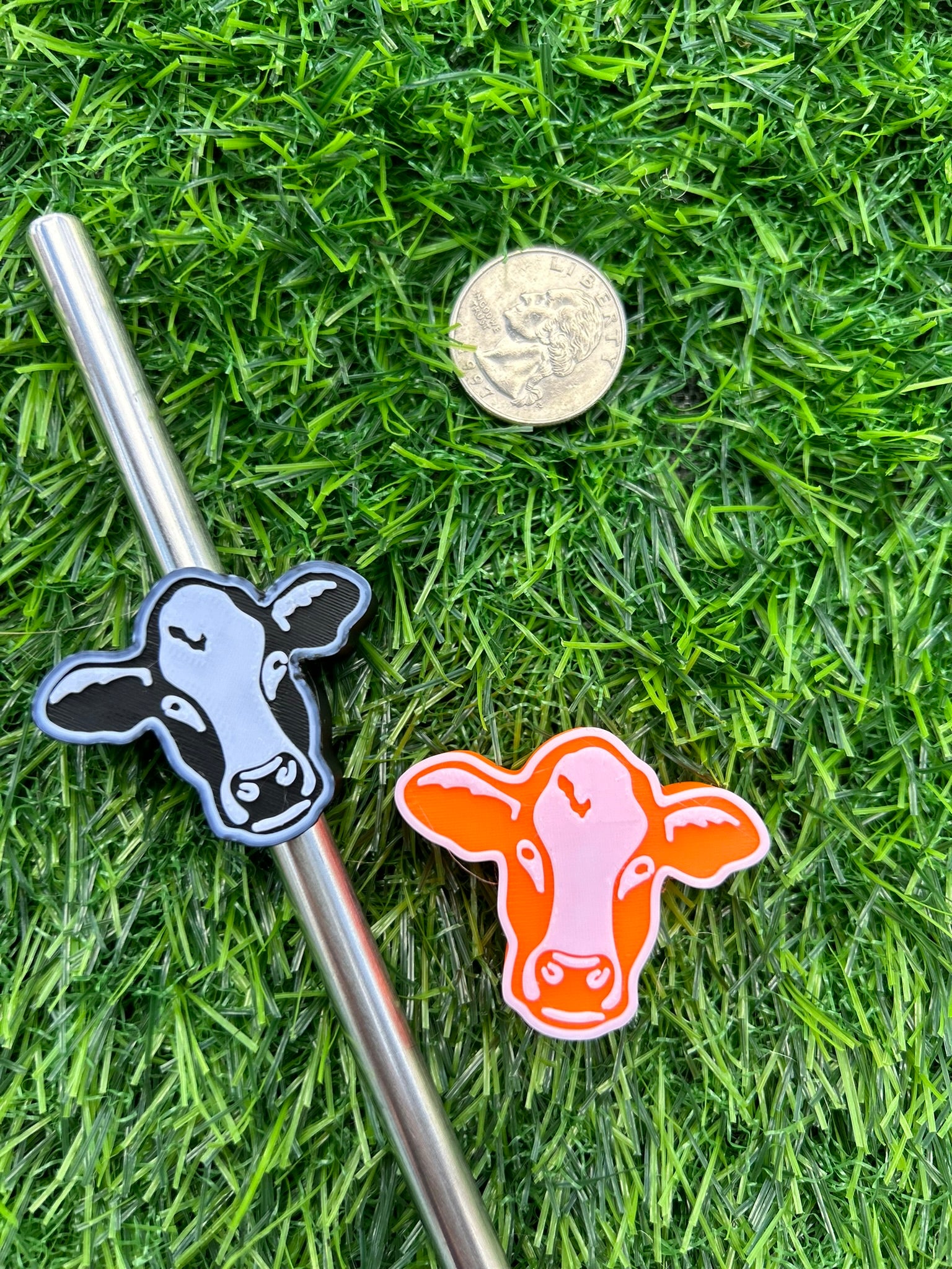 Cow Head Straw Topper – TEMPLATE TUMBLERS