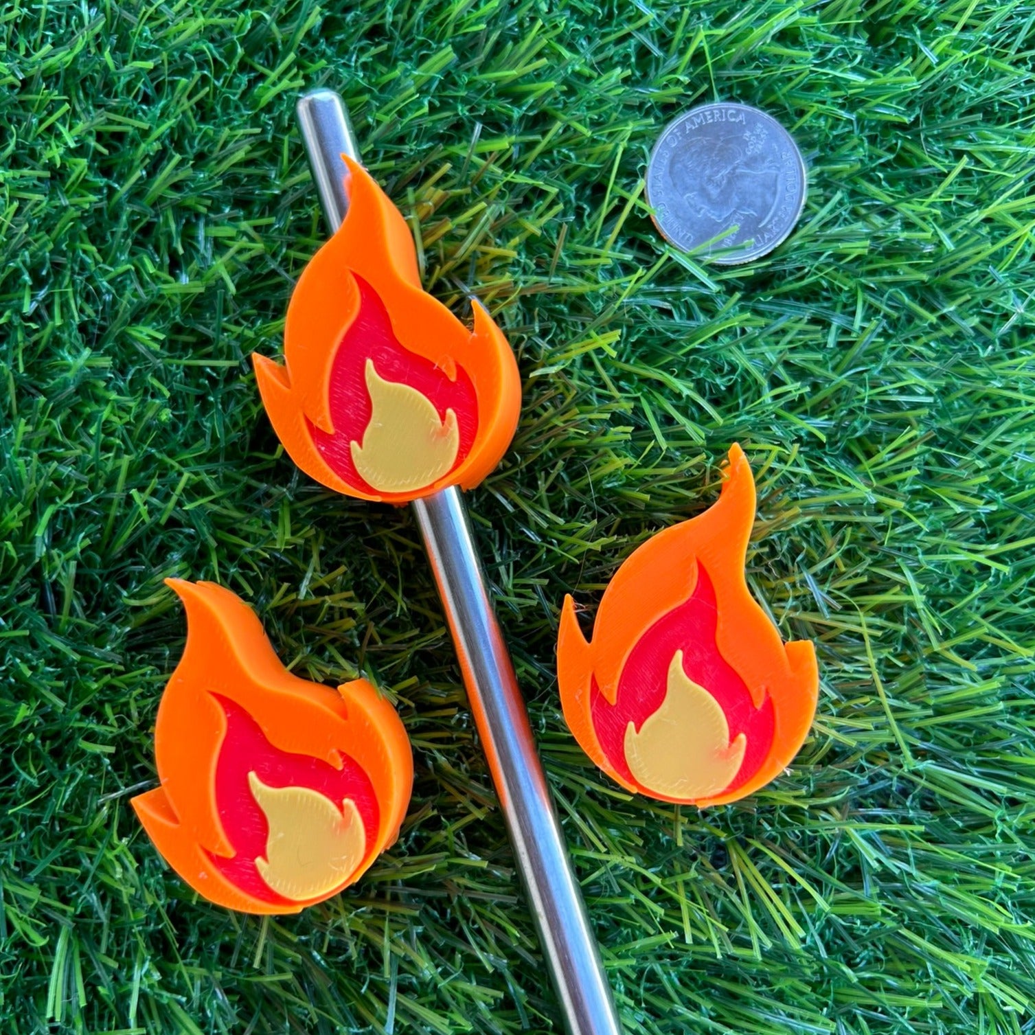 Fire Straw Topper – TEMPLATE TUMBLERS