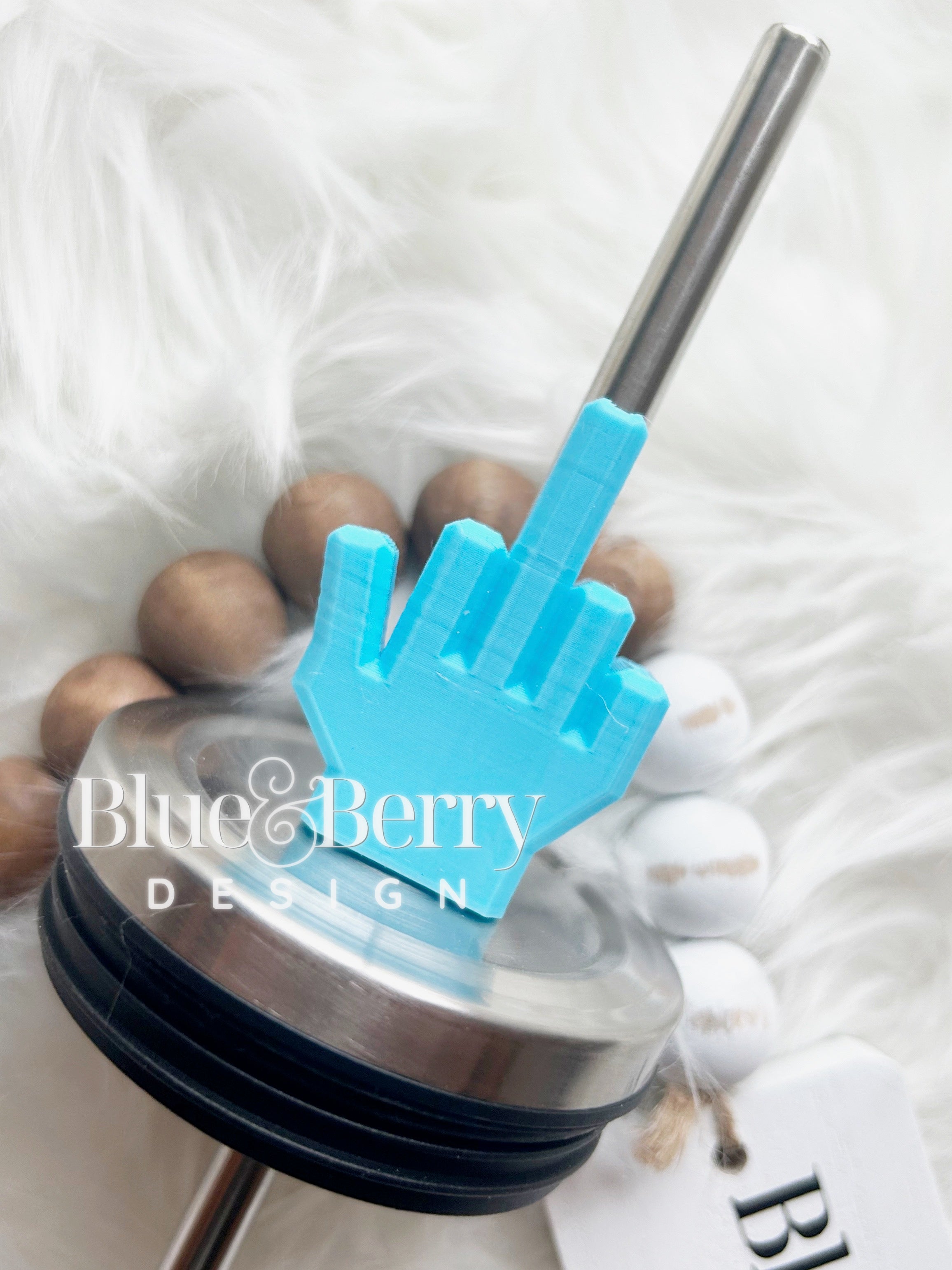 Middle Finger Straw Topper – TEMPLATE TUMBLERS