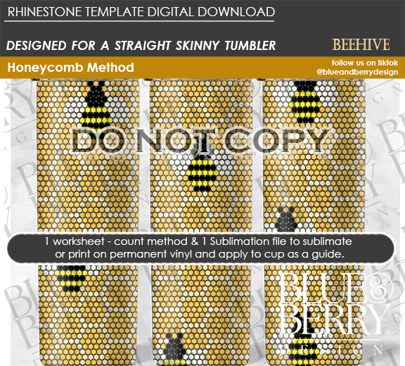 Beehive - Digital Download Template – TEMPLATE TUMBLERS