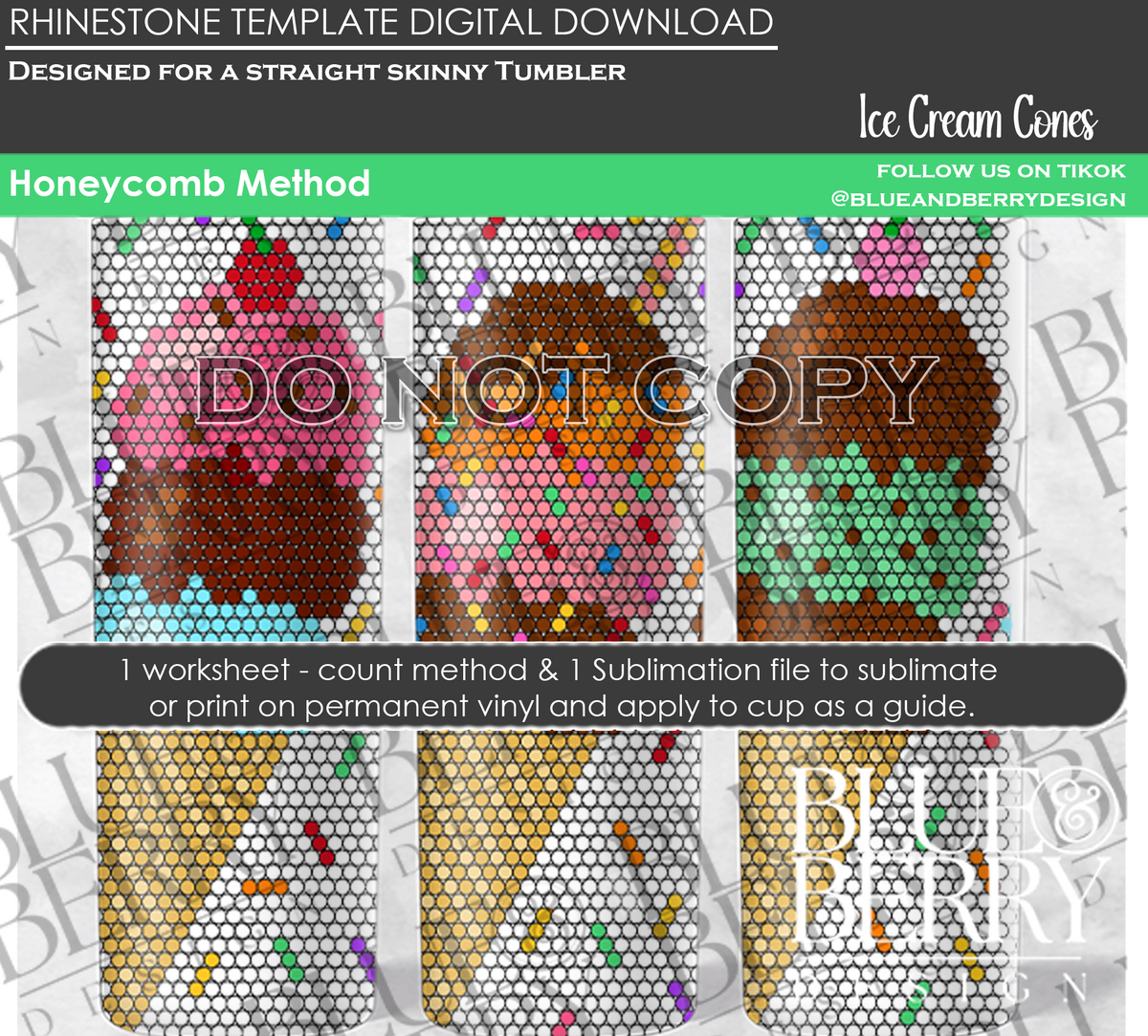 Ice Cream Cone Download Template – TEMPLATE TUMBLERS