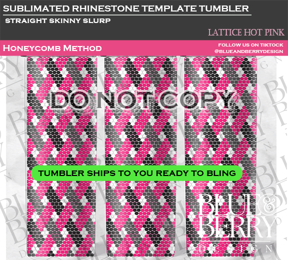 Lattice Template Tumbler (5 Color Options) – TEMPLATE TUMBLERS