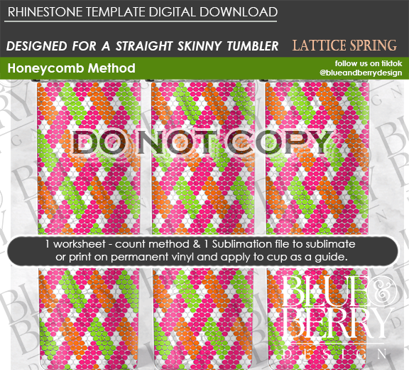 Lattice Spring - Digital Download Template – TEMPLATE TUMBLERS