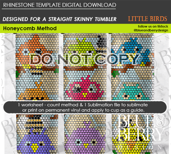 Little Birds - Digital Download Template – TEMPLATE TUMBLERS