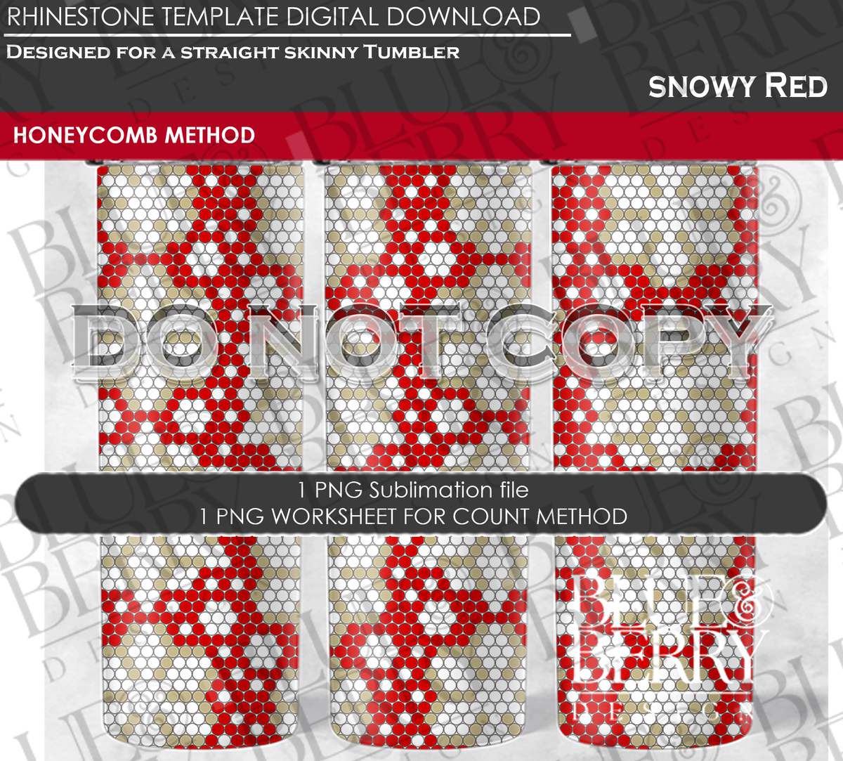 Snowy Red Download Template – TEMPLATE TUMBLERS